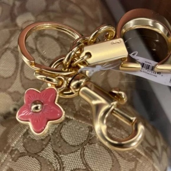 Coach | Accessories | Coach Signature Bag Charm | Poshmark